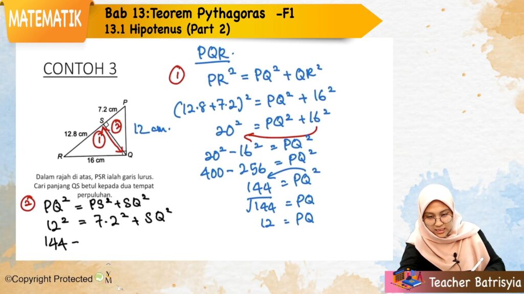 Topik 13: Teorem Pythagoras – Jom Tuisyen