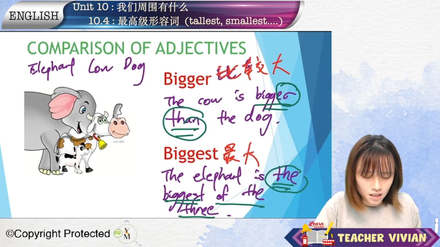 S3_ENG_10-04 What’s Around Us: Comparison of Adjectives (Tall, Taller ...