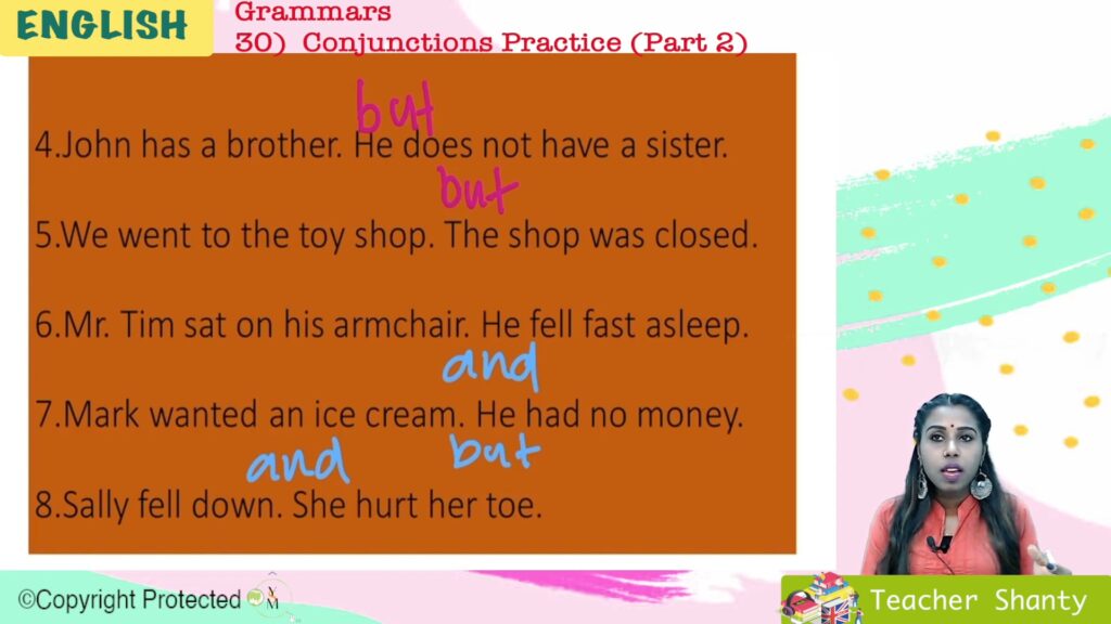 Topic 30: Subject- Conjunctions Practice. – Jom Tuisyen