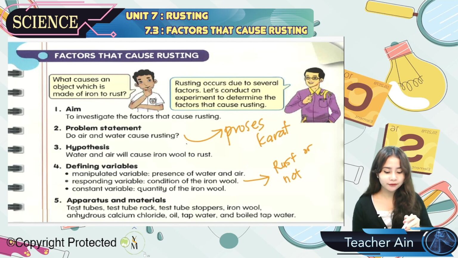 Topic 07: Rusting – Jom Tuisyen