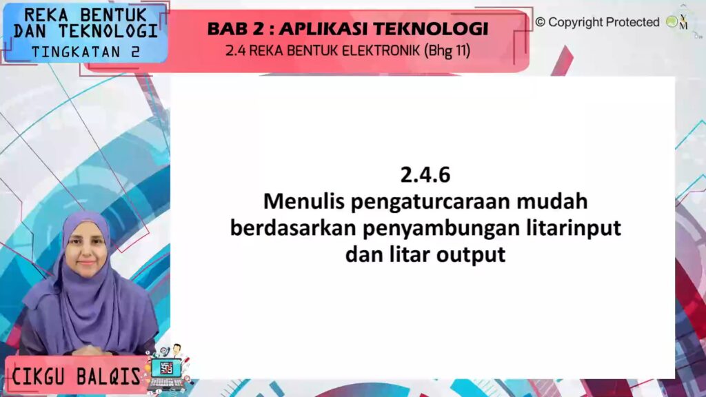 Topik 2.4: Reka Bentuk Elektronik – Jom Tuisyen