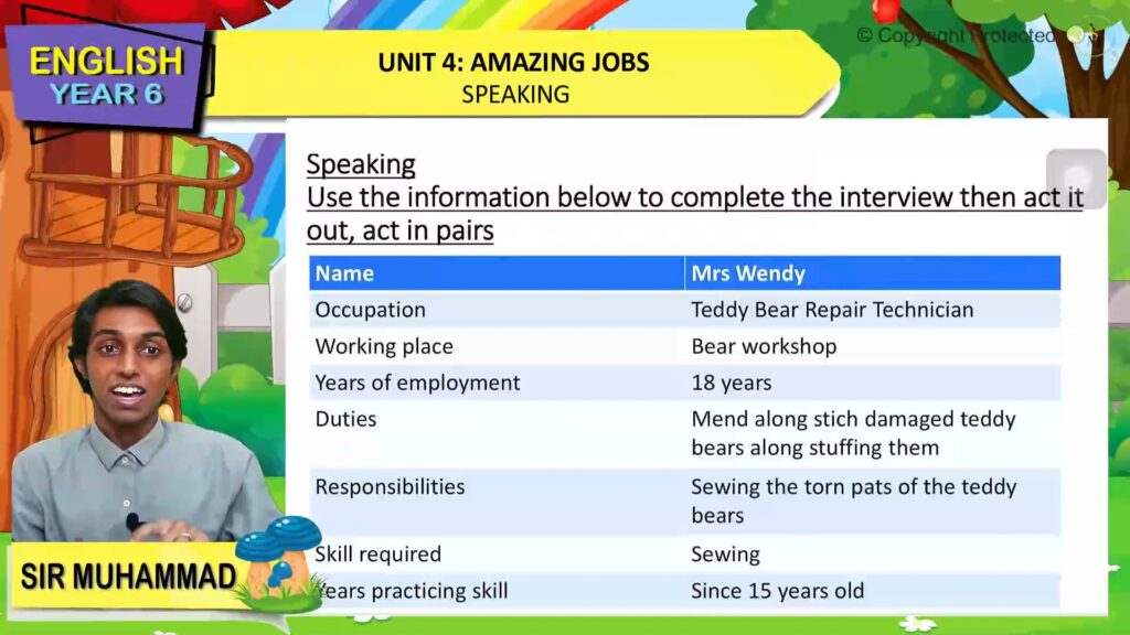 Topic 04: Amazing Jobs – Jom Tuisyen