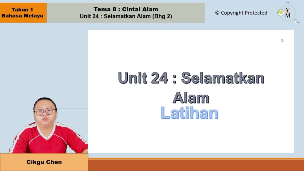 Topik 24: Selamatkan Alam – Jom Tuisyen