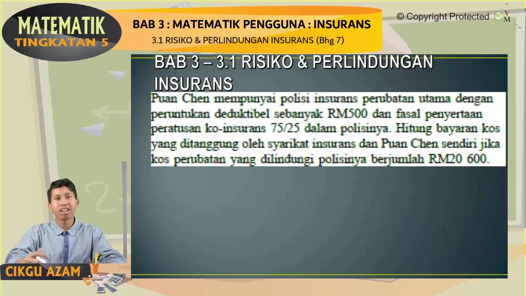 Topik 03: Matematik Pengguna – Insurans – Jom Tuisyen