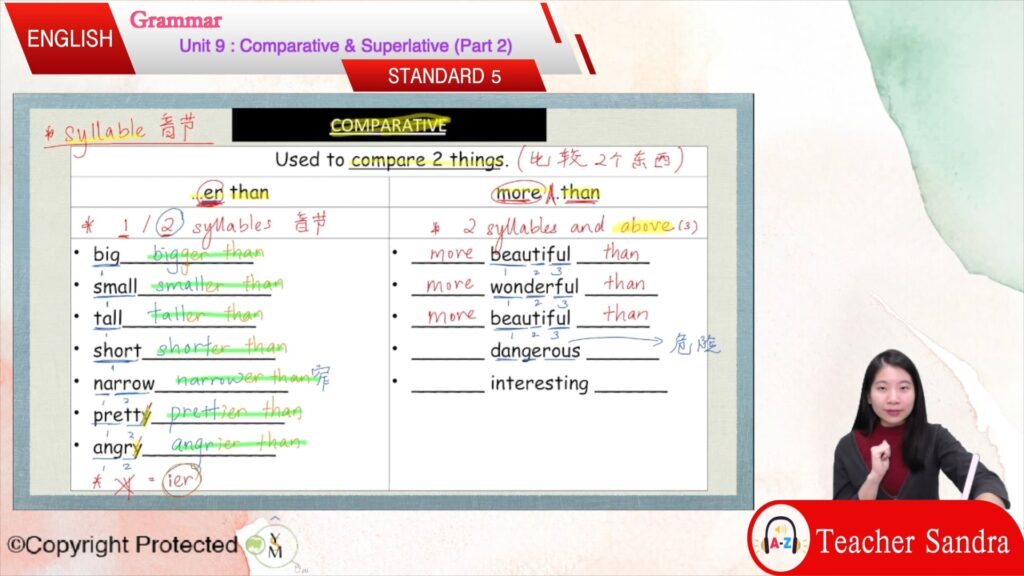 Topic 09: Comparative & Superlative – Jom Tuisyen