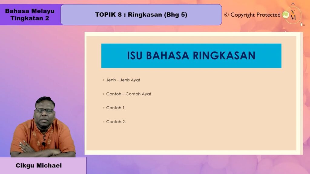 Topik 08: Ringkasan – Jom Tuisyen