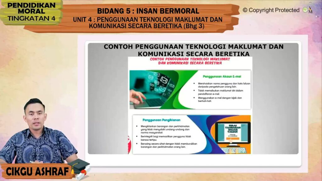 Topik 04: Penggunaan Teknologi Maklumat dan Komunikasi Secara Beretika ...